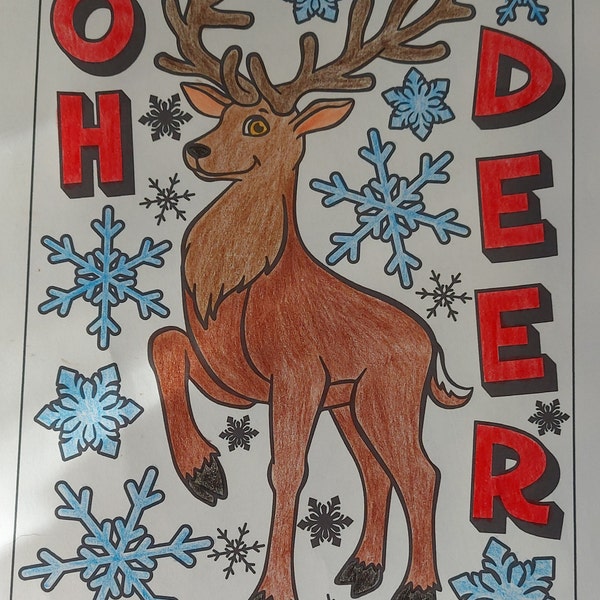 Custom Name Line Drawing Coloring Page | Personalized Gift | Kids Party ...