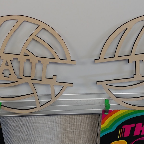 Volleyball Name Sign, Nursery Decor, Personalized Wood Sign, Volley ...