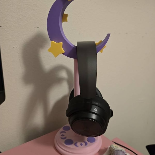 Angel Wing Headphone Stand, Cute Heart Gaming Holder, Custom Color Desk ...