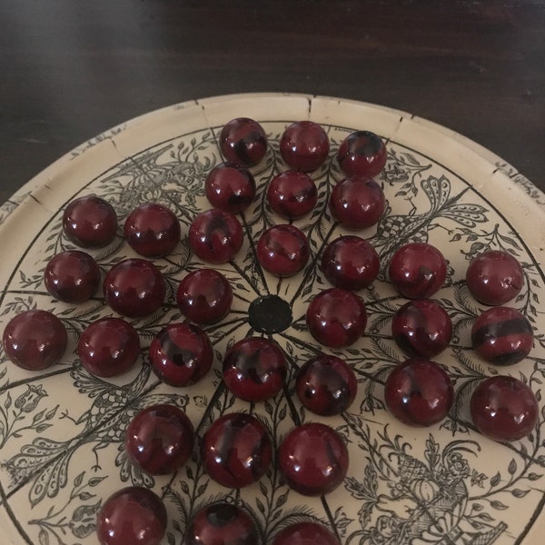 16mm "ladybug" Bulk Pack of 50 or 100 Player Glass Mega Marbles (5/8th ...