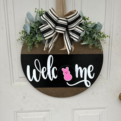 Front Door Decor Interchangeable Sign Interchangeable Holidays ...