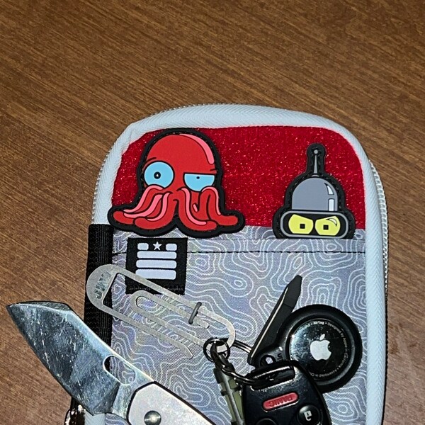 Futurama Lucky Seven Leaf Clover PVC Morale Patch - Etsy