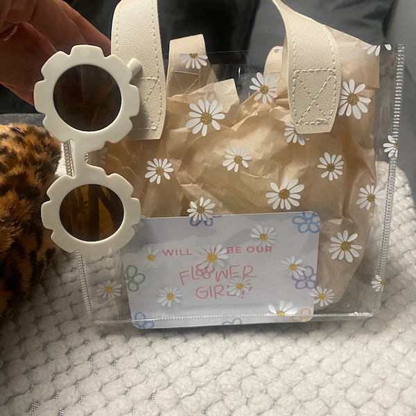 Flower Girl Gift Box for Flower Girl Proposal Kit for Junior Bridesmaid ...