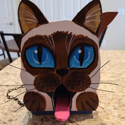 Cat Birdhouse - Etsy