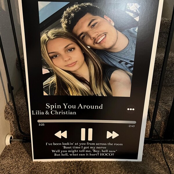 EDITABLE Prom Proposal Sign - Proposal Sign - HOCO Proposal - Music ...