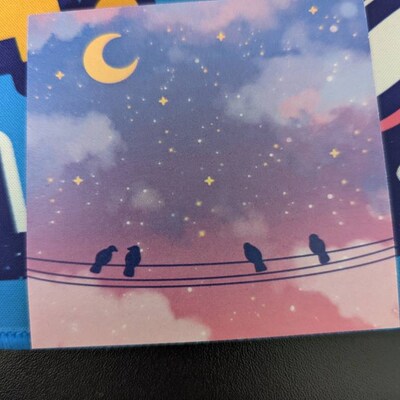 Birds Sticky Note Kawaii Dreamy Aesthetic - Etsy