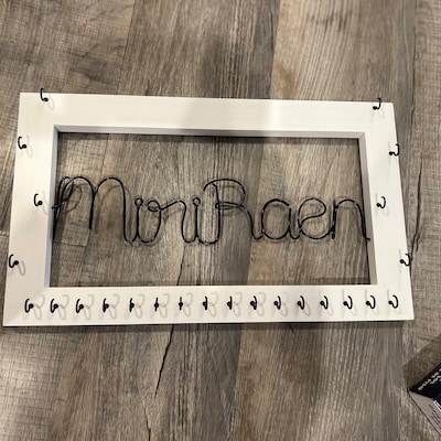 Gold Wire Name, Custom Wire Sign, Shelf Name Decor, Wired Words, Gold ...