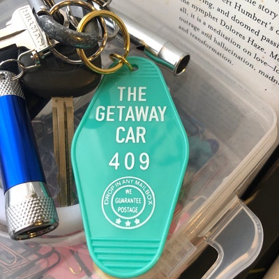 Getaway Car Keychain Motel Keychain Vintage Hotel Tag Cute Taylor Swift ...