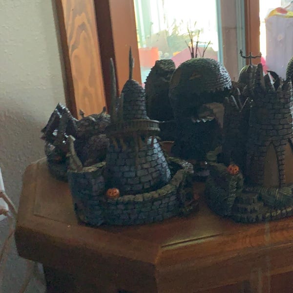 HALLOWEEN Fall Village Display Platform for Lemax / Department 56 ...