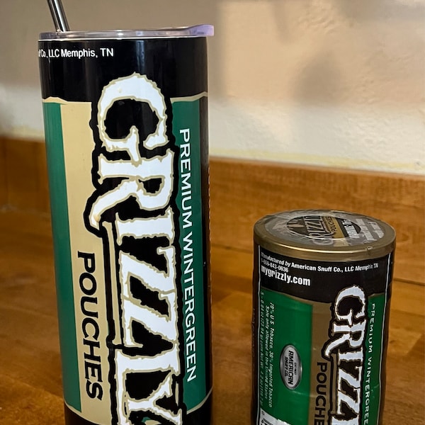 Grizzly Chew 20oz Tumbler - Etsy