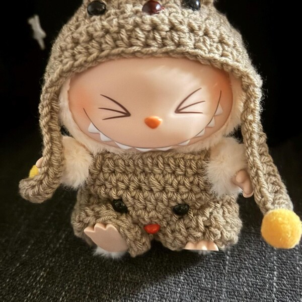 Labubu Dress Amigurumi Stuffed Animal Labubu Clothes Labubu Macaron ...