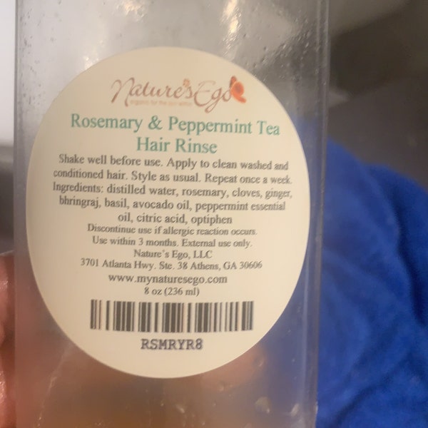 Rosemary & Peppermint Tea Rinse - Etsy