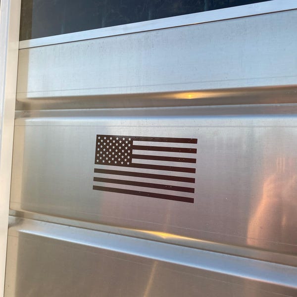 American Flag Reflective Vinyl Decal Sticker - Etsy