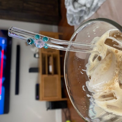 Turtle Glass Drinking Straw - Etsy