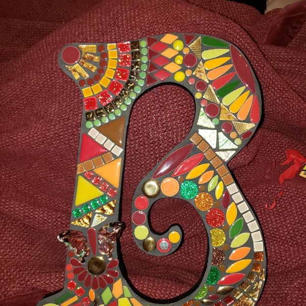 MOSAIC LETTERS/INITIALS - 13" Tall - Totally Customizable - Order 13 ...
