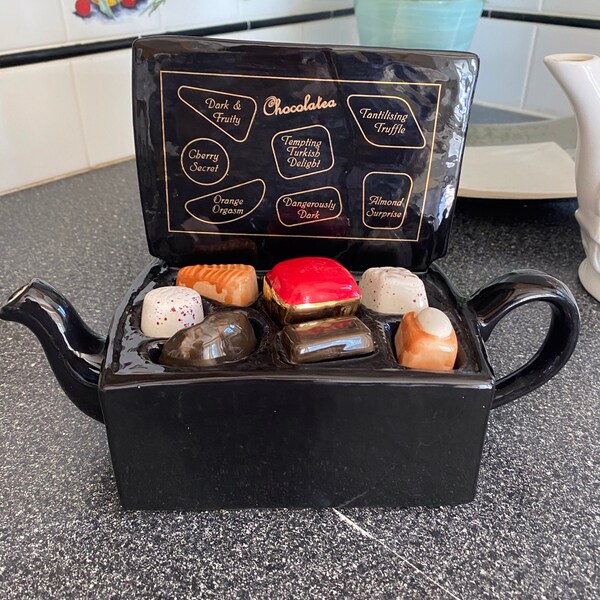 The 'box of Chocs' Full Size Teapot - Etsy