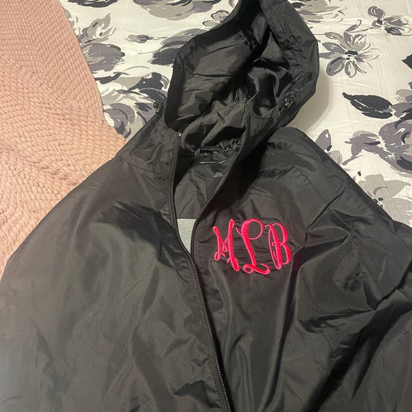 Monogrammed Fleece Jacket, Full Zip Jacket, Ladies Jacket, Gifts for ...