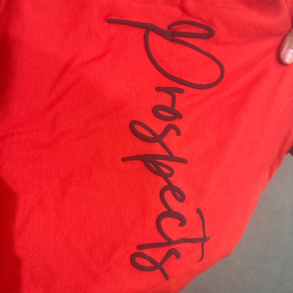 Custom Puff Print Team Name T-shirt, Embossed Design Customized ...