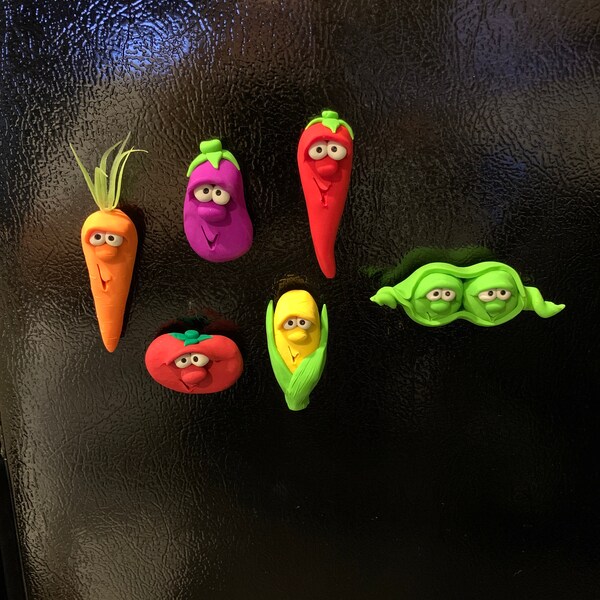 Vegetable Magnets, Vegetables, Magnet Sets, Kitchen Magnets, Vegetable ...