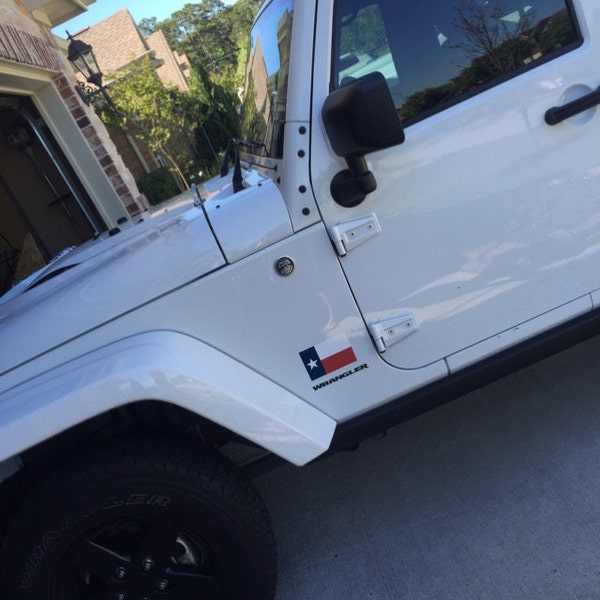 2 Pieces Texas State Flag Vinyl Decals Stickers Full Color/weather ...