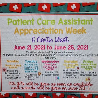 Nurse Medical Staff Appreciation Week Flyer, Pediatric Nurses ...