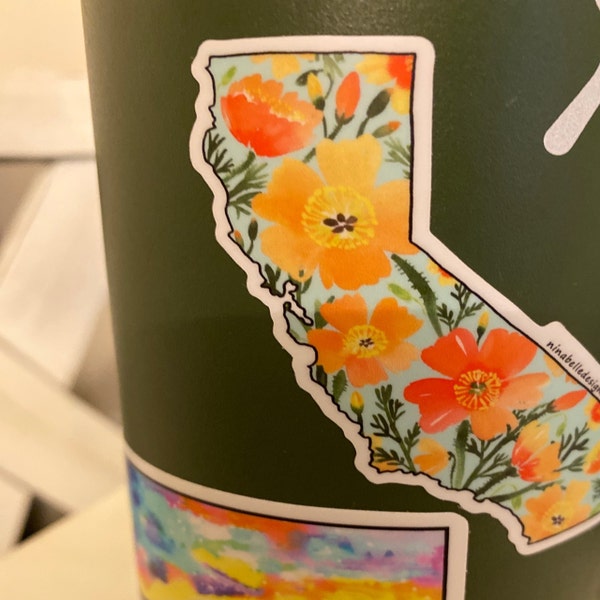 California Sticker. California Decal. California Vinyl Sticker ...