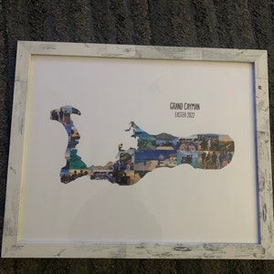 Downloadable Photo Map Collage, Custom Design, Outline Map, Photo ...