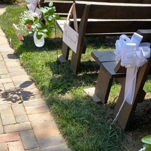 Church Pew Clips for Wedding Decorations Set of 12 Heavy | Etsy