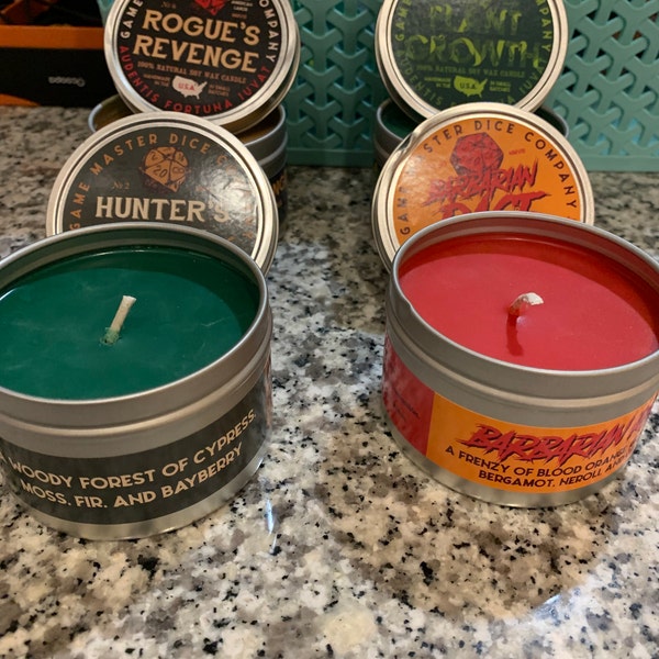 Rogue's Revenge Gaming Candle | Geek Gift | RPG | Gamer | DND | 20oz ...