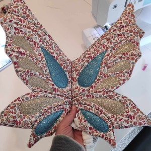 Luna Moth Wings Small & Medium Digital PDF Pattern Video Class - Etsy