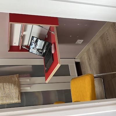 Large Office Desk Floating Desk Home Office Work Space Modern Space ...