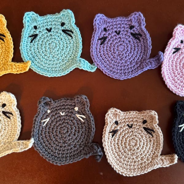 Crocheted Refrigerator Magnets, Fridge Magnets, Kitchen Decor, Assorted ...