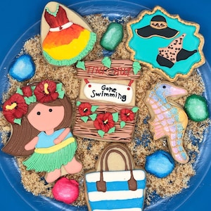 Hula Girl or Hawaiian Girl Cookie Cutter and Fondant Cutter and Clay ...