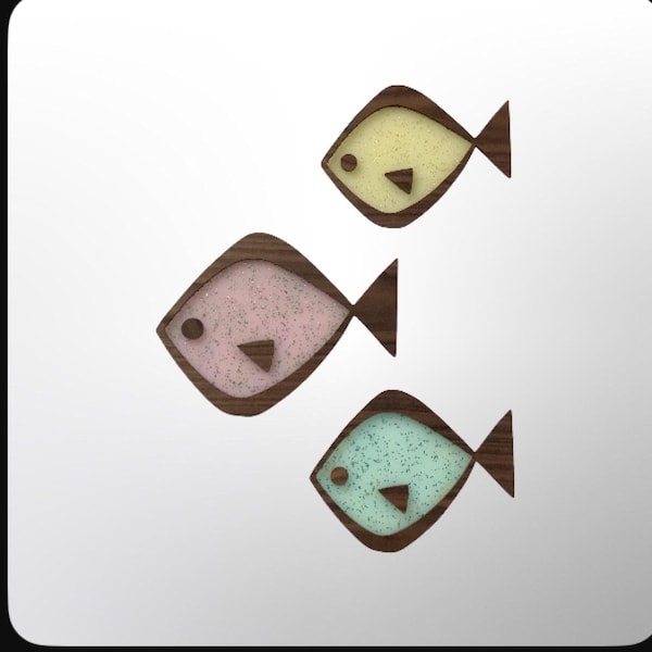 MCM Shapes Wall Art Set, Mid-century Modern, MCM, Mcm Art, Mid-century ...