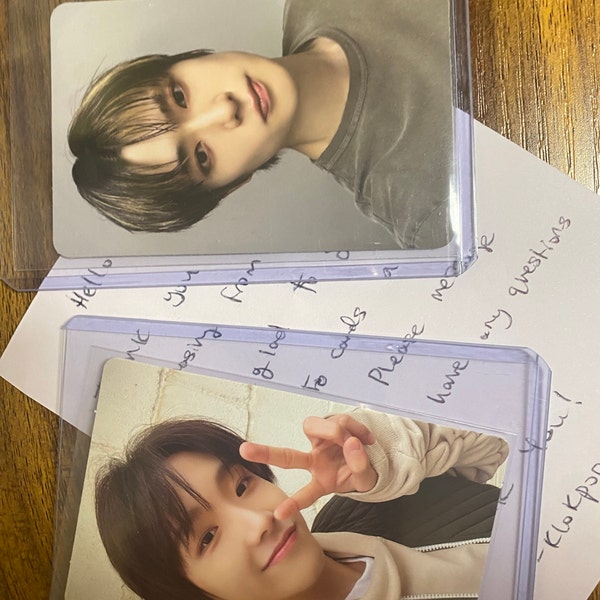 TXT Official Photo Cards - Etsy