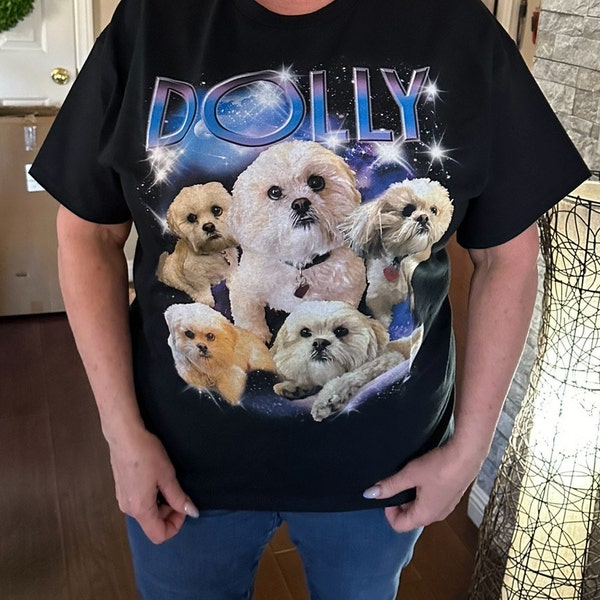 Custom Bootleg Rap T-shirt, Personalized Photo Shirt - Etsy