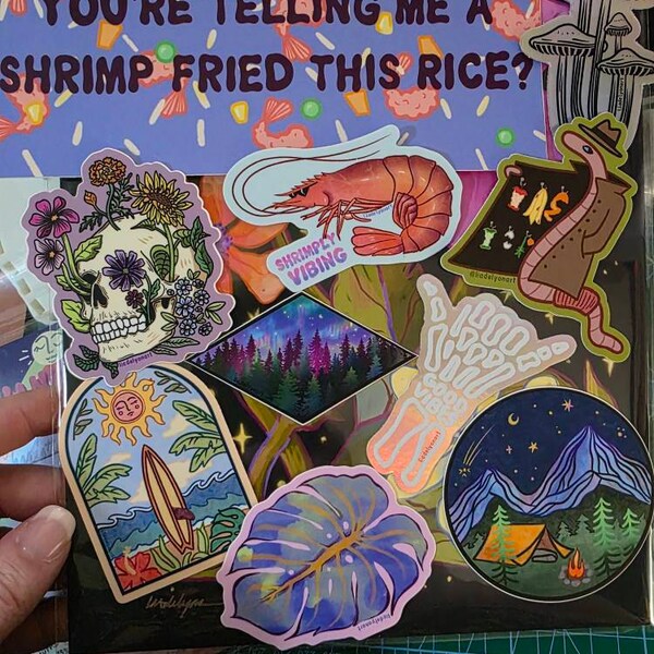 Skeleton Art Print, Colorful Skull Wall Art, Spooky Art, Halloween ...