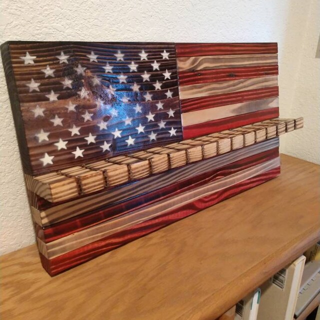 Handmade wooden flags and other crafts by RozmanWoodDesign on Etsy