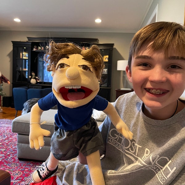 My CHILD Portrait Muppet Puppet Custom Made CHILD Look Alike Puppet. - Etsy