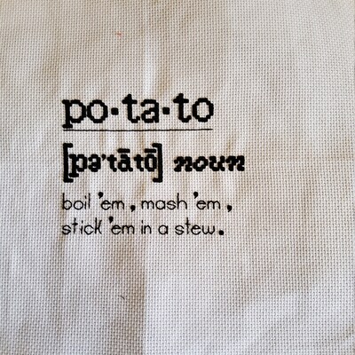 Potato Samwise Quote, Cross Stitch PATTERN Instant Download Samwise ...