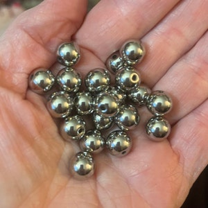 Large Hole Amethyst European Beads Round 12mm - Etsy