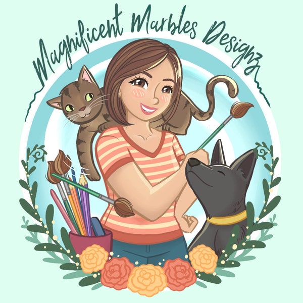 Custom Cartoon Logo, Social Media Profile Picture, Online Shop Mascot ...