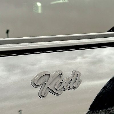 Custom Cursive Font Car Emblem Custom Colors Installs in Seconds 1.5 ...