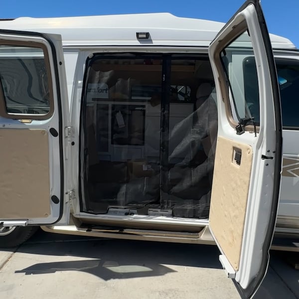 2003-2022 Chevy Express, Roadtrek Barn Style Doors, Side Doors Bug Net ...