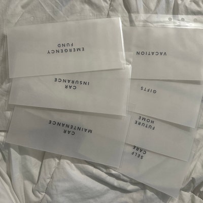 Modern Cash Envelopes Minimal and Aesthetic Budgeting Tools Cash ...