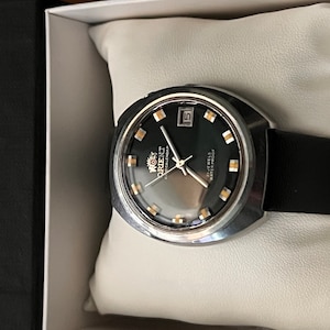 Orient Square Watch Black Watch Vintage Orient Watch - Etsy