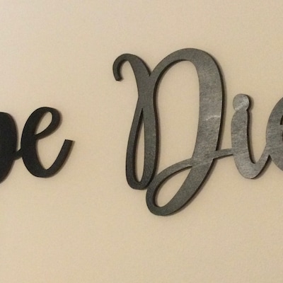 Carpe Diem Laser Cut Sign Carpe Diem Wording Carpe Diem Sign Carpe Diem ...