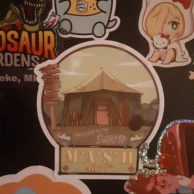 MASH Swamp Sticker High Quality Vinyl MASH Vinyl Sticker - Etsy