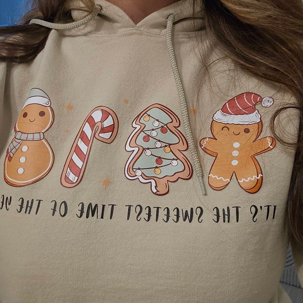 Christmas Gingerbread Cookie Sweatshirt, Gingerbread Lover Gift, Xmas ...