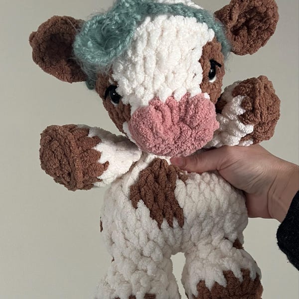 Lenni the Lamb Crochet Pattern | No Sew Low Sew Crochet Amigurumi ...